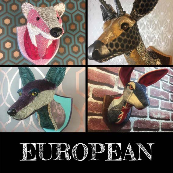 Beautiful Wall Mounted Animal Heads | 100% Unique