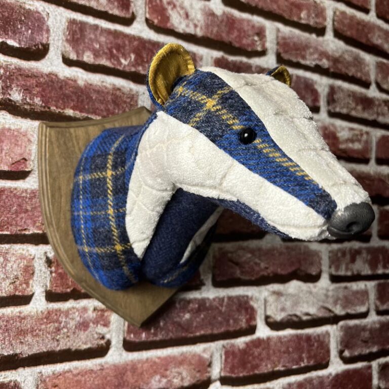 Beautiful Badger Head Wall Art | ColourFaux Taxidermy
