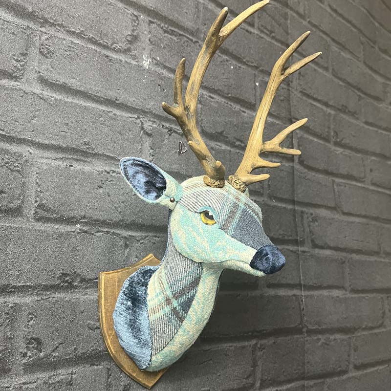 Unique Handmade Blue Deer Wall Decor For Your Home