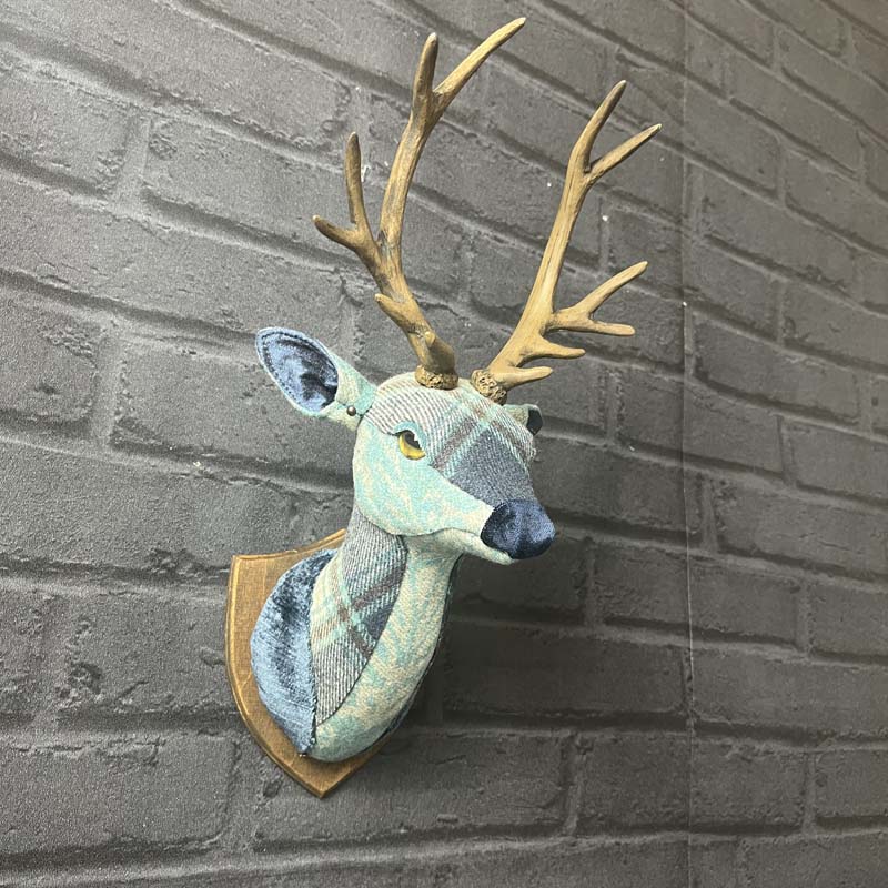 Unique Handmade Blue Deer Wall Decor For Your Home